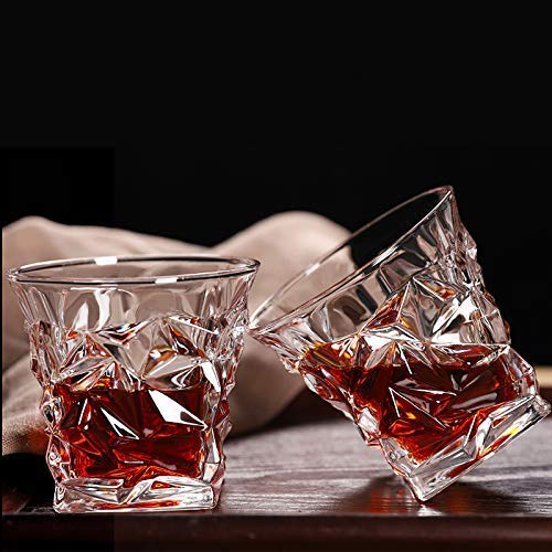 6 Pcs High Quality Glass Cup Set Diamond Cut Modern Style For Juice ...