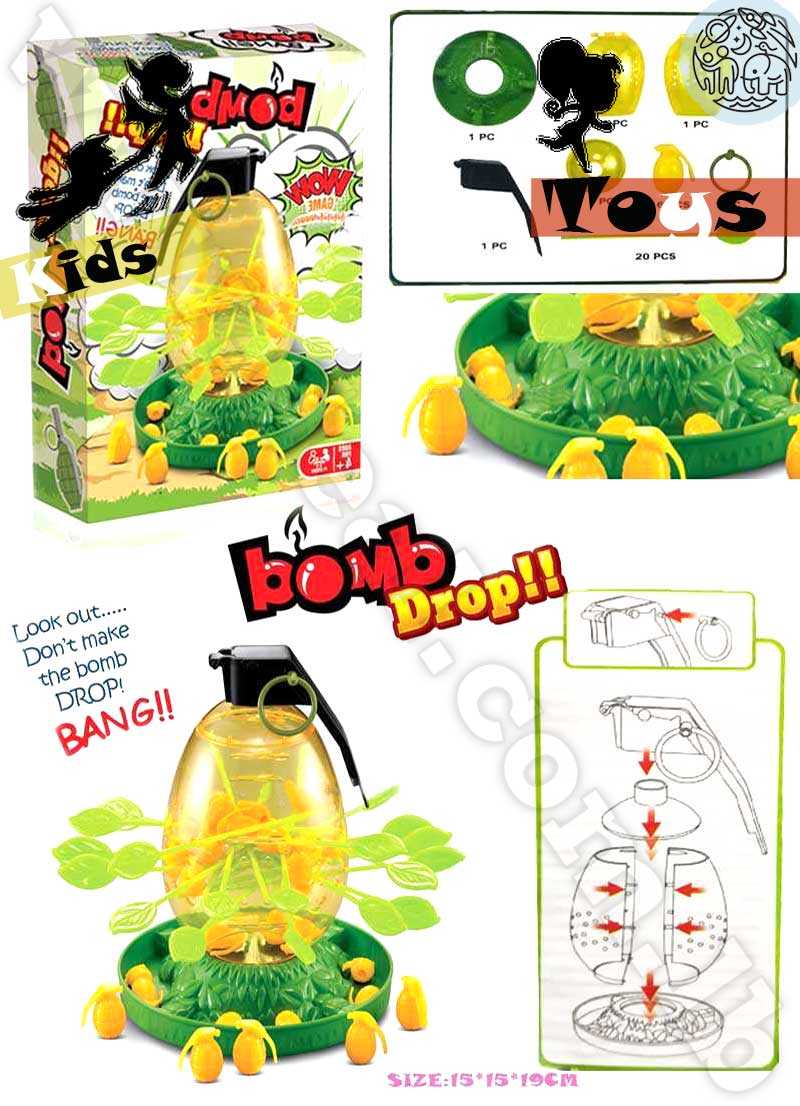Bomb Drop Bang Game Develop Attention And Patience Plastic Indoor ...