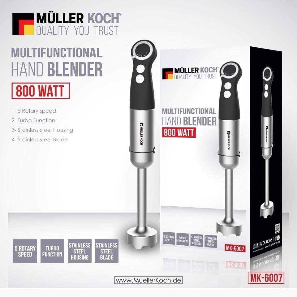 Muller Koch Multifunctional Hand Mixer Blender 800 WATT