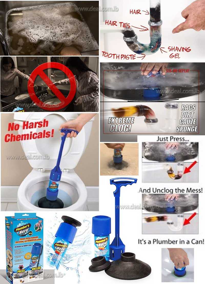 Plumbers+Hero+Drain+Unclogging+Kit